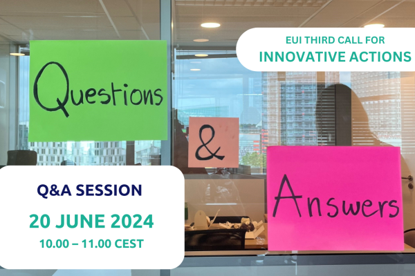 Second Q&A session- Third Call for Innovative Actions | EUI